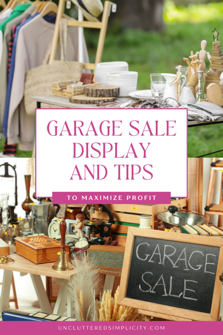 Garage Sale Success: Organize and Optimize Sales